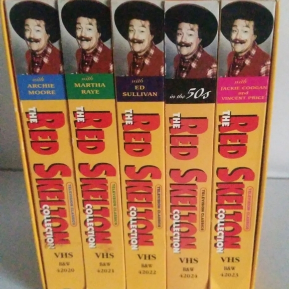 Source Unknown | Media | Red Skelton Collection 5 Pack Vhs Bw | Poshmark